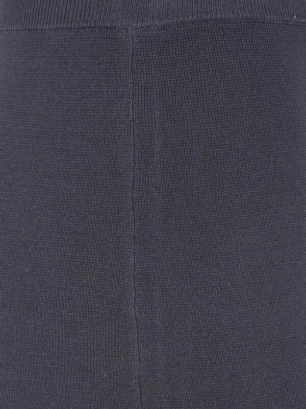 ENTIRE STUDIOS Ribbed Pencil Skirt - Black