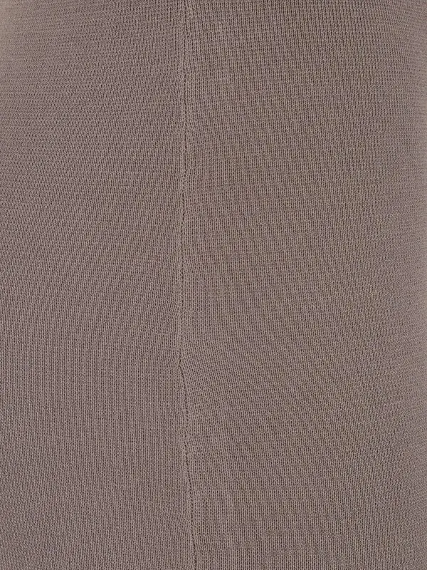ENTIRE STUDIOS Knit Midi Skirt - Nude