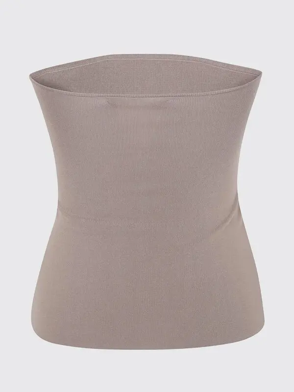 ENTIRE STUDIOS Ribbed Strapless Top - Nude