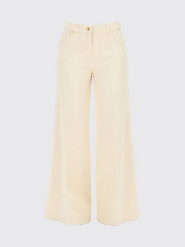 Aspesi Cotton Wide-leg Jeans - Blush Pink