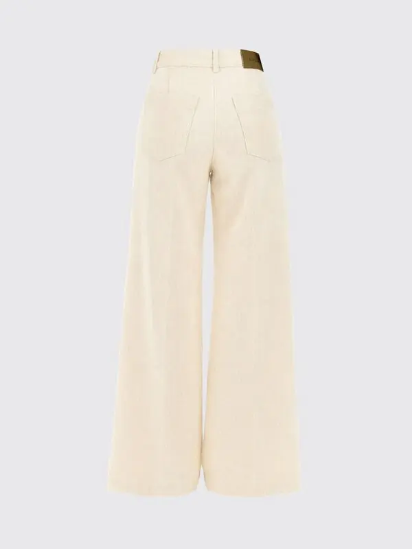 Aspesi Cotton Wide-leg Jeans - Blush Pink