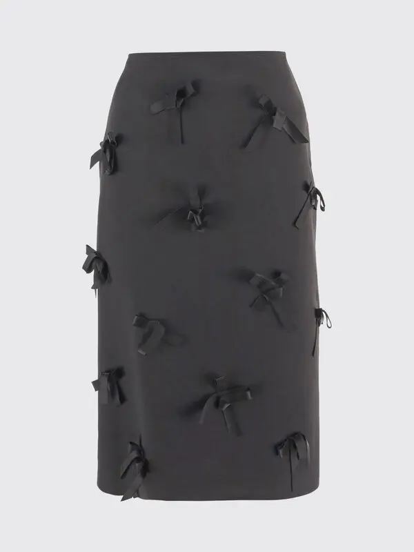 JIL SANDER Bow Detailed Skirt