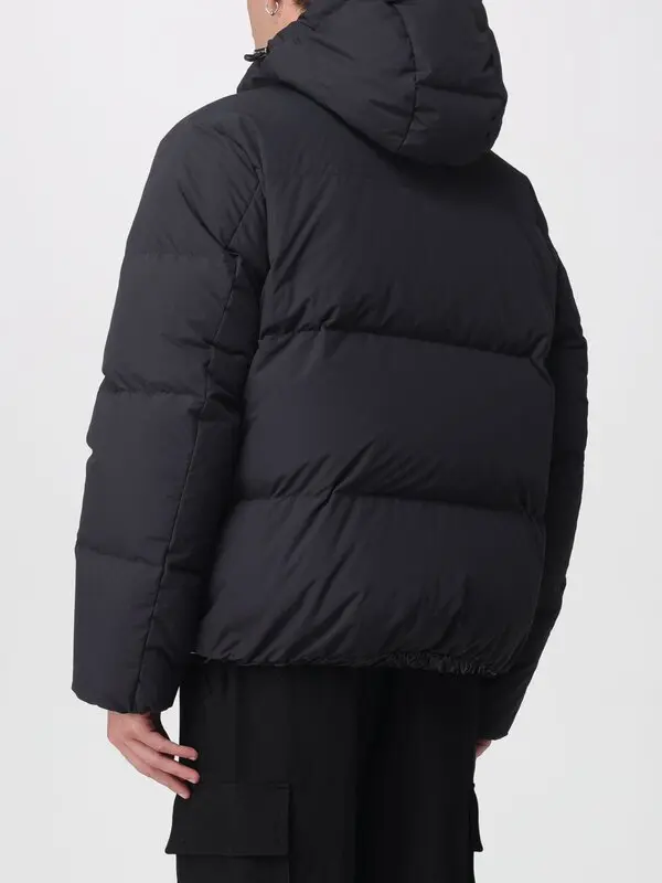 Sacai Puffer Jacket With Drawstring Accents - Black
