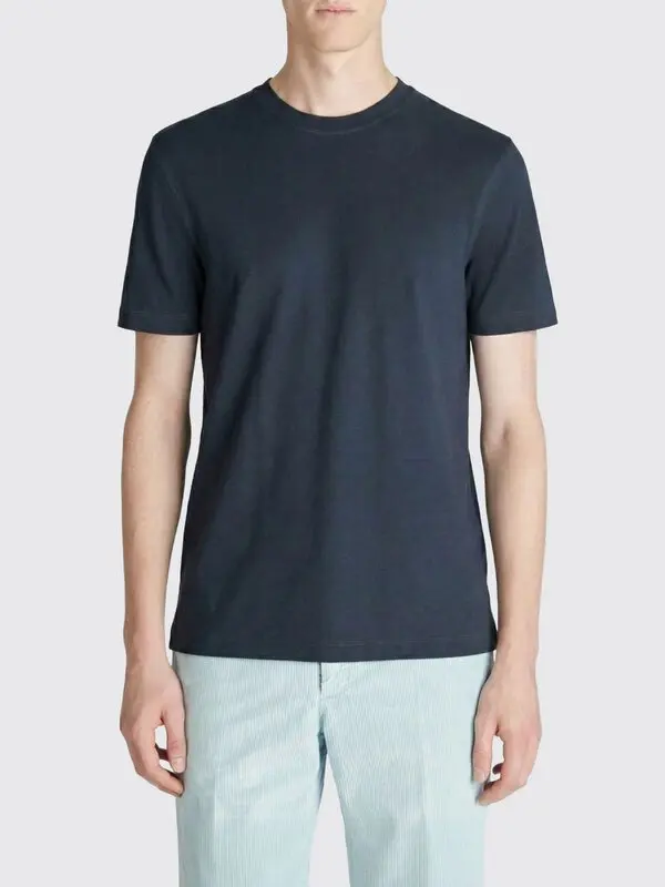 ZANONE Basic T-shirt - Blue 1