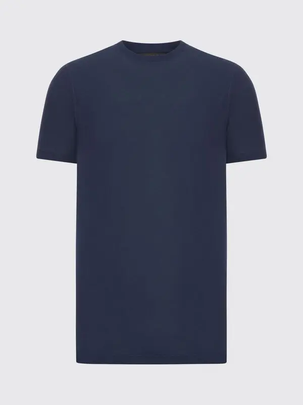 ZANONE Basic T-shirt - Blue 1