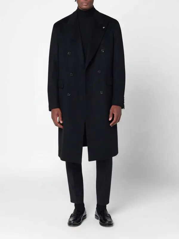 Tagliatore Tailored Overcoat - Black