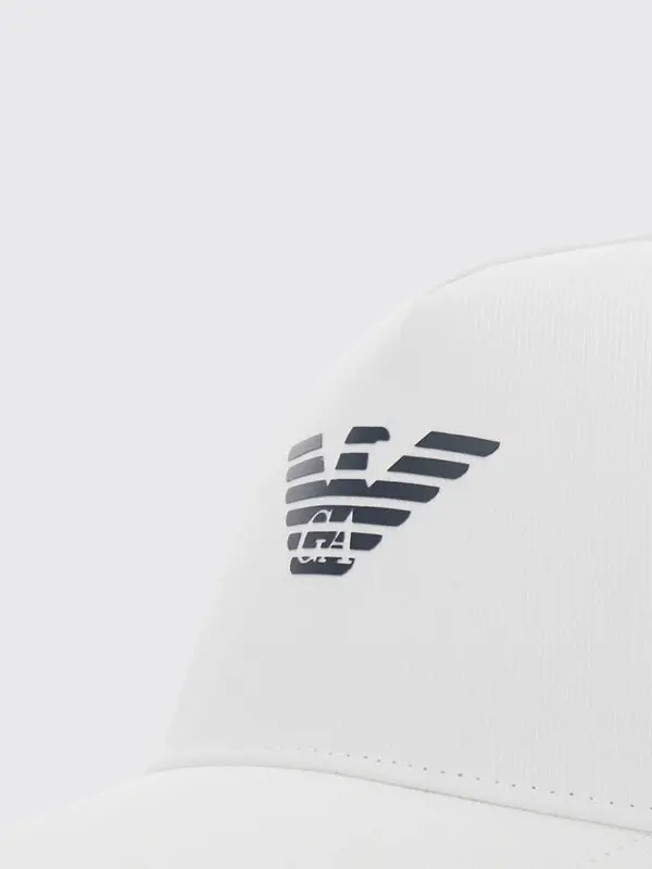 Emporio Armani Logo Baseball Cap - White