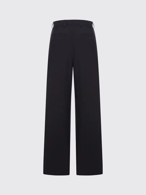 Dries Van Noten Wide Leg Trousers - Black