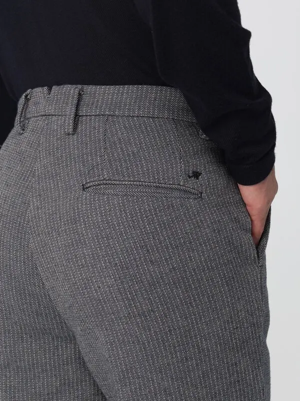 MASON'S Tailored Pin Stripe Trousers - Grey