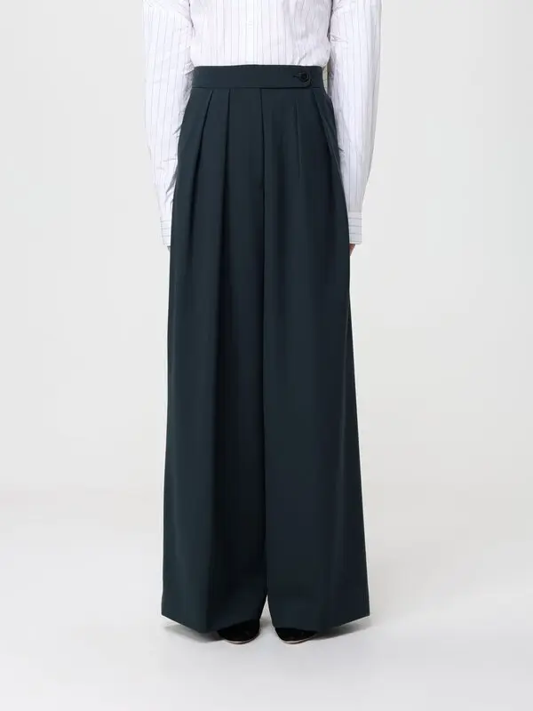 Dries Van Noten Wide-leg Tailored Trousers - Green