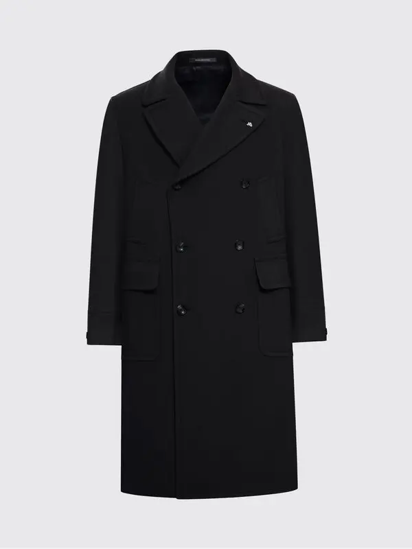 Tagliatore Tailored Overcoat - Black