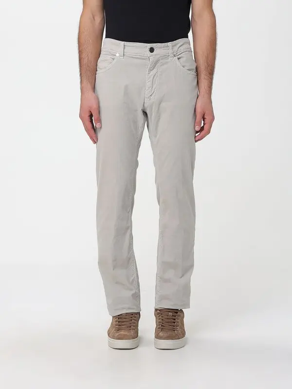 MASON'S Tailored Cotton Pants - White
