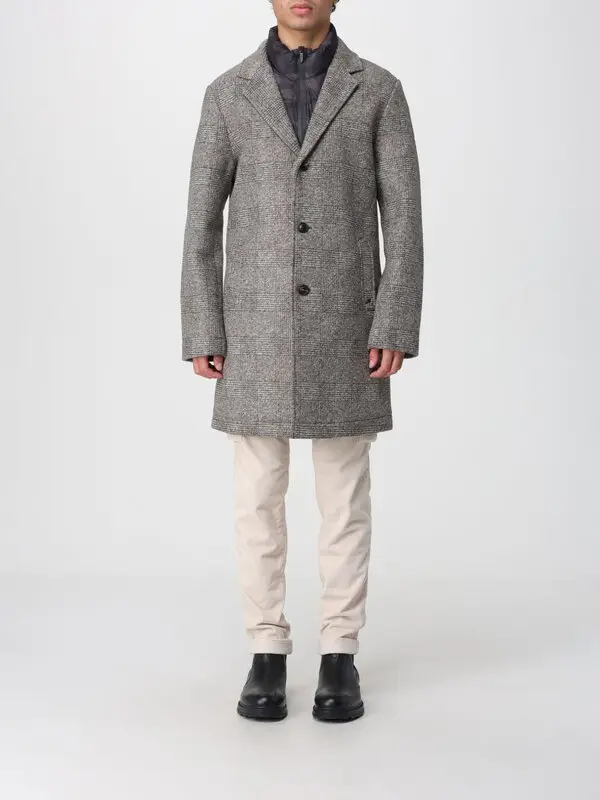 MASON'S Checked Single-breasted Coat - Multicolor