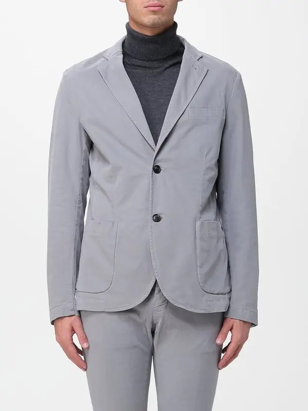 MASON'S Single Breasted Blazer - Grey