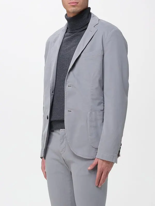 MASON'S Single Breasted Blazer - Grey