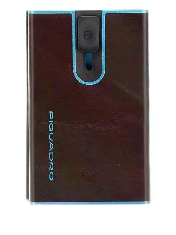 PIQUADRO Logo-print Sliding-system Cardholder