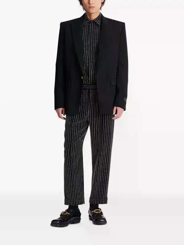 Balmain Single-button Wool Jacket