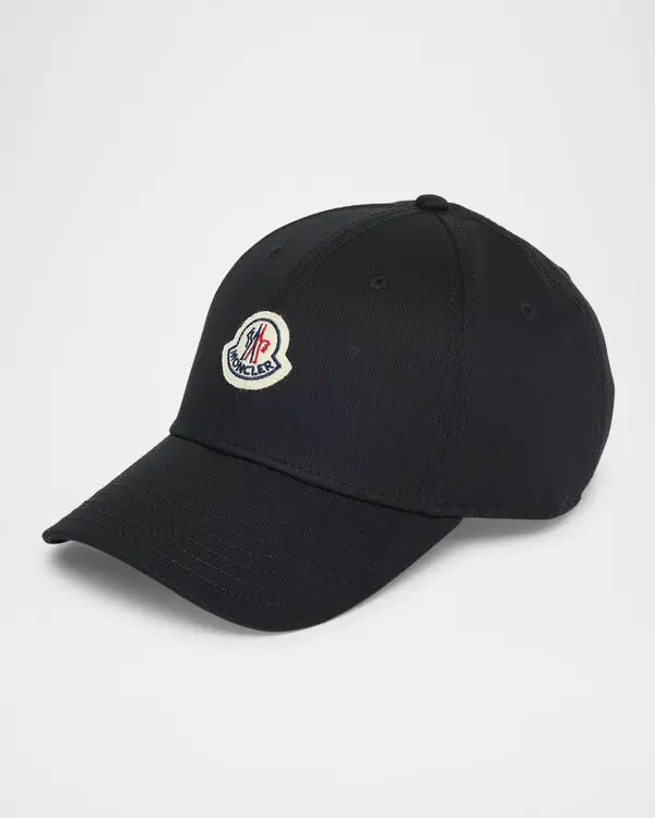 Moncler Logo Baseball Cap - Black
