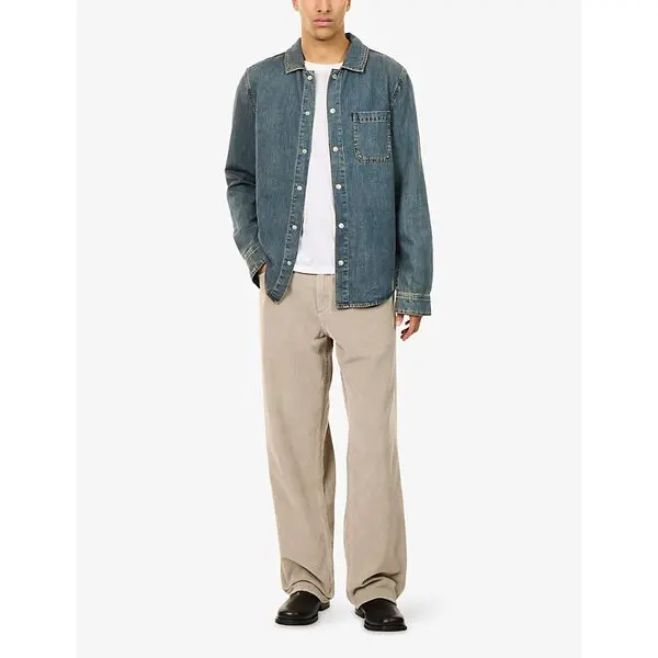 Paige Darindo Regular-fit Denim Shirt
