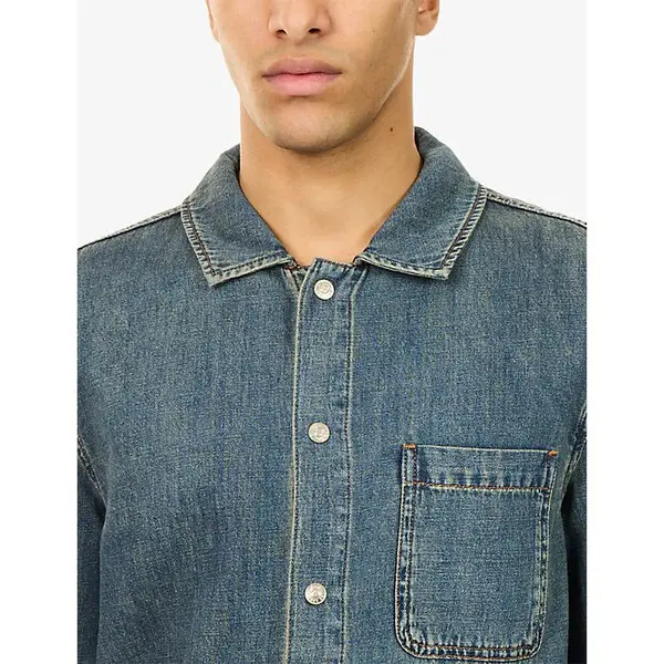 Paige Darindo Regular-fit Denim Shirt