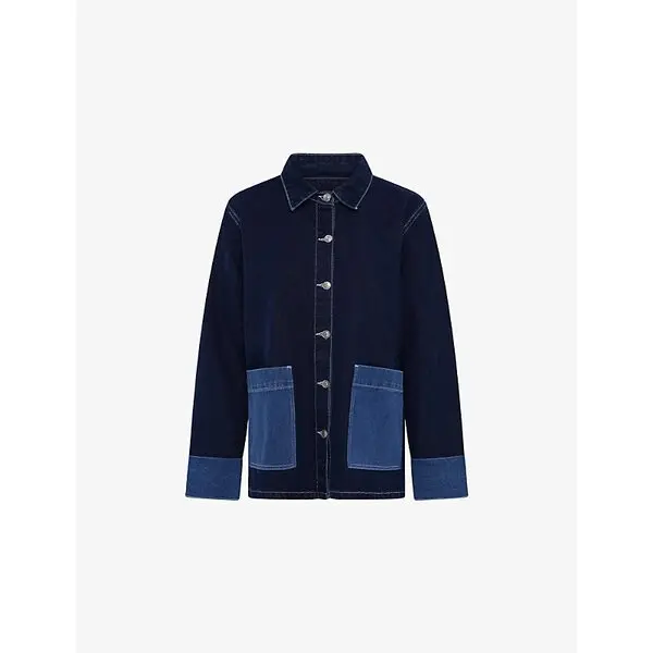 OMNES Magnus Oversized Denim Jacket - Blue