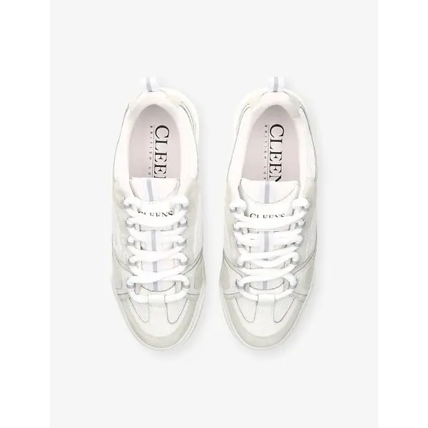 CLEENS Essential Suede And Mesh Trainers