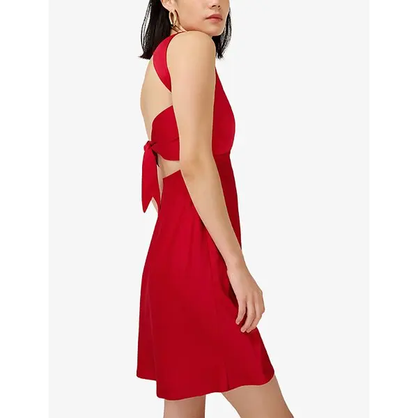 OMNES Nova Tie-back Mini Dress