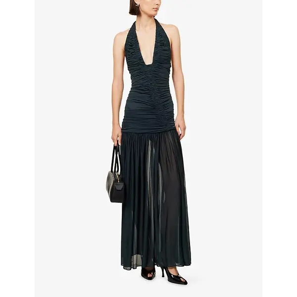Christopher Esber Orion Draped Woven Gown