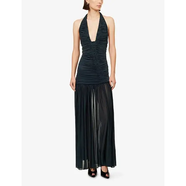 Christopher Esber Orion Draped Woven Gown