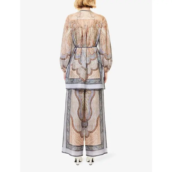 Zimmermann Wanderlust Silk Tunic Top