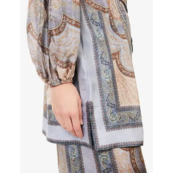 Zimmermann Wanderlust Silk Tunic Top