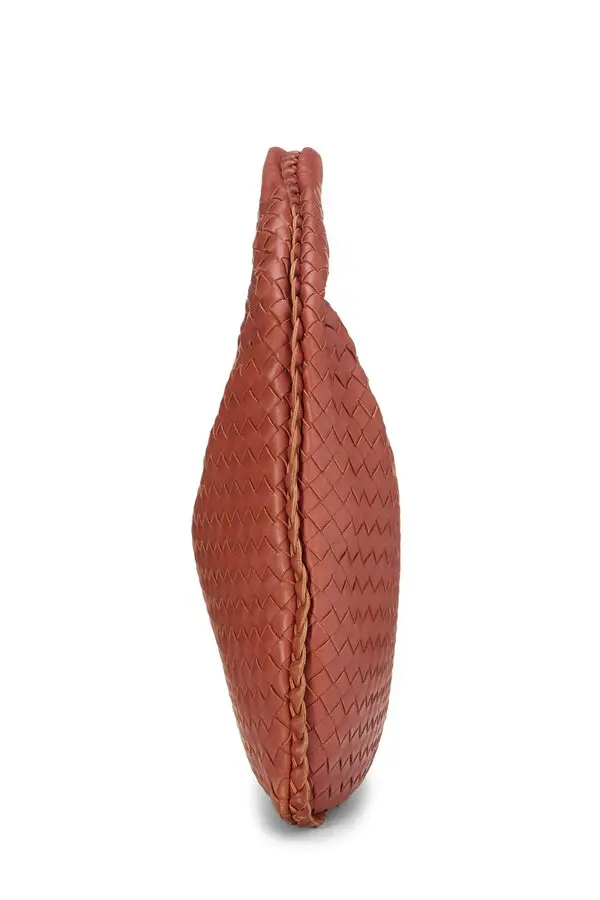 Bottega Veneta Intrecciato Veneta Hobo - Orange