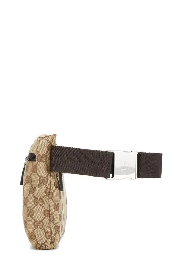 Gucci Original Gg Monogram Waist Pouch - Beige