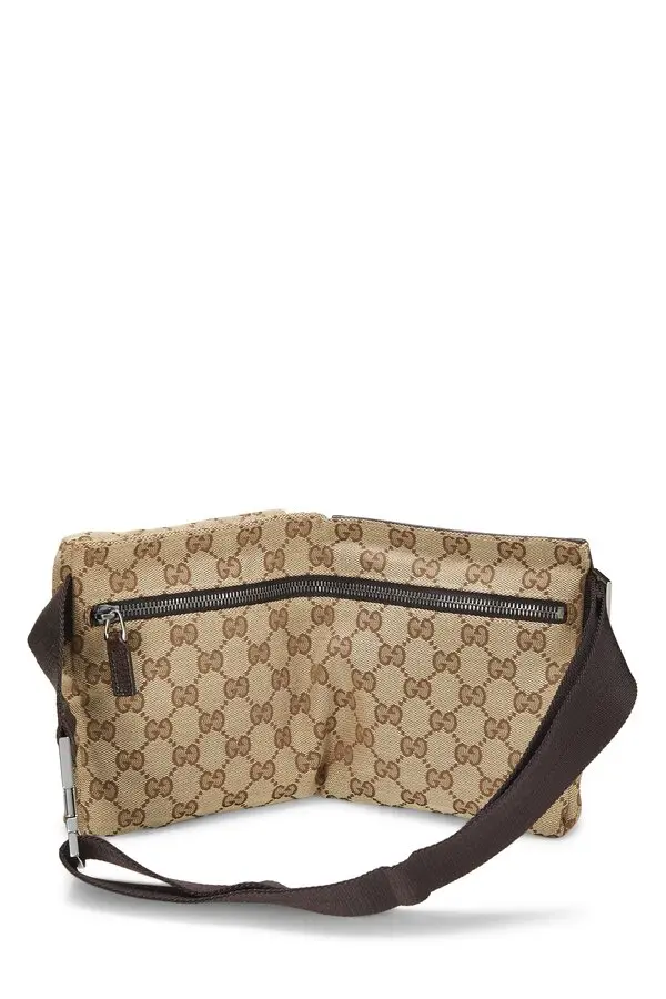 Gucci Original Gg Monogram Waist Pouch - Beige