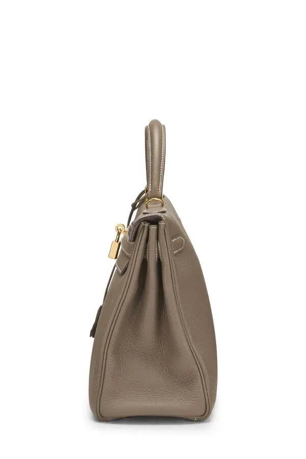 Hermès Togo Kelly Retourne Bag - Etoupe