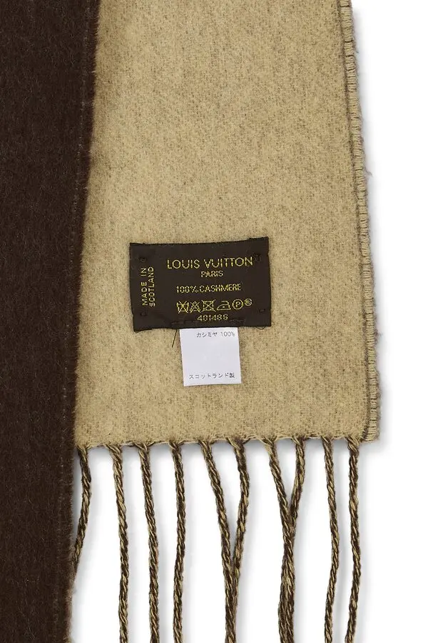LOUIS VUITTON Cashmere Muffler