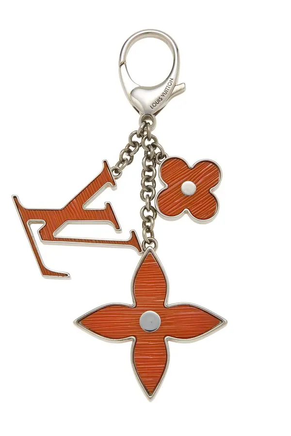 LOUIS VUITTON Fleur D'epi Bag Charm - Orange