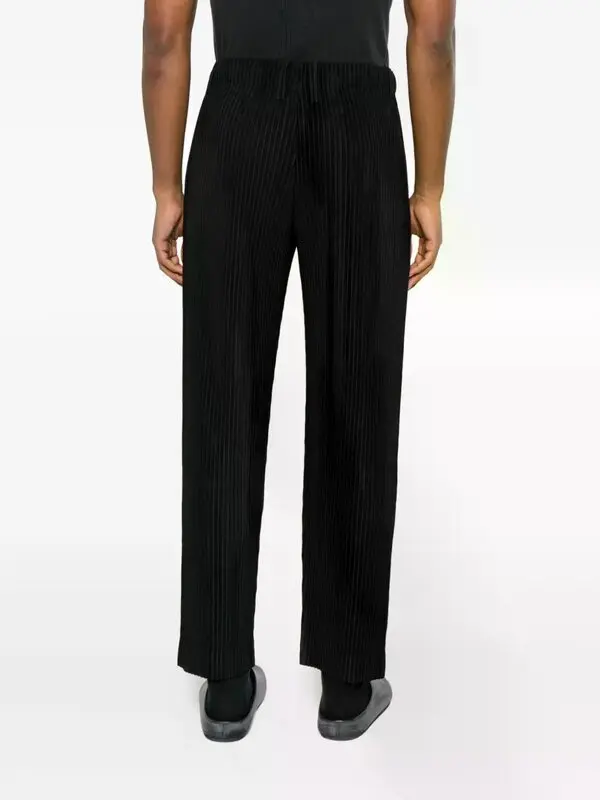 Issey Miyake Plissé Trousers - Black