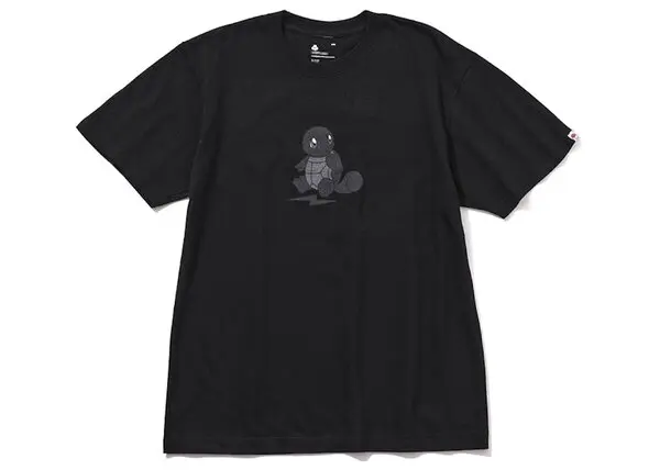 FRAGMENT X Pokemon Thunderbolt Project Squirtle Front Print Tee Shirt