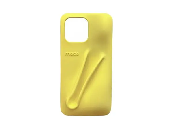 Rhode Summer Lip Case Silicone Iphone Case - Yellow