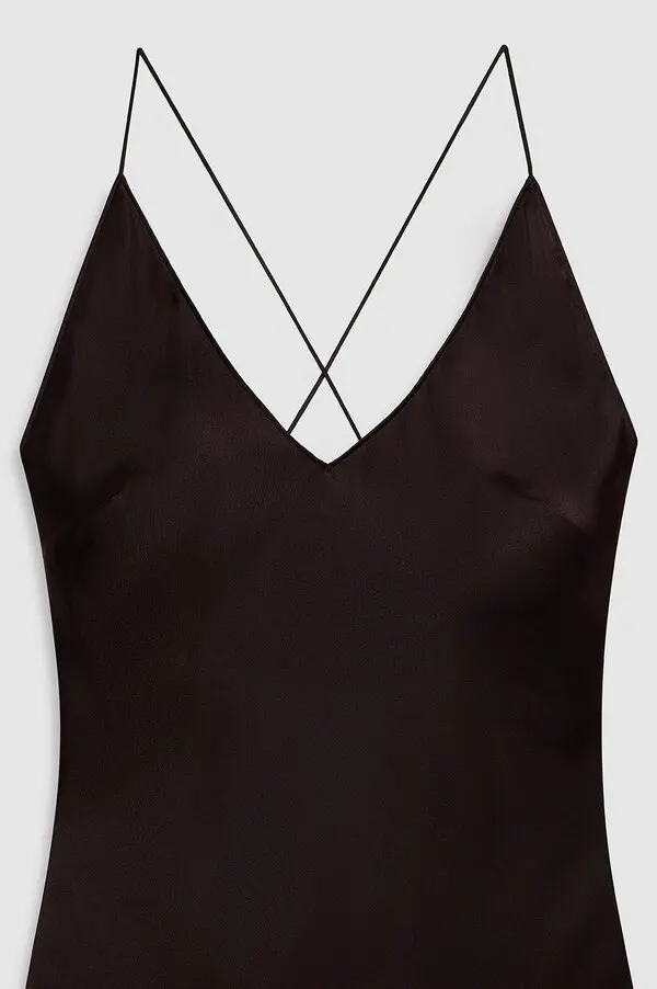 ANINE BING Laurel Maxi Dress - Deep Brown