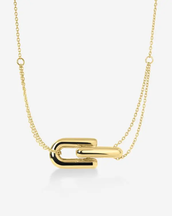 Ring Concierge Link Chain Necklace - One-color