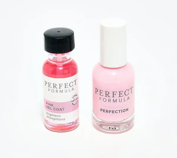 PERFECT FORMULA Pink Gel Nail Coat + Pink Perfection