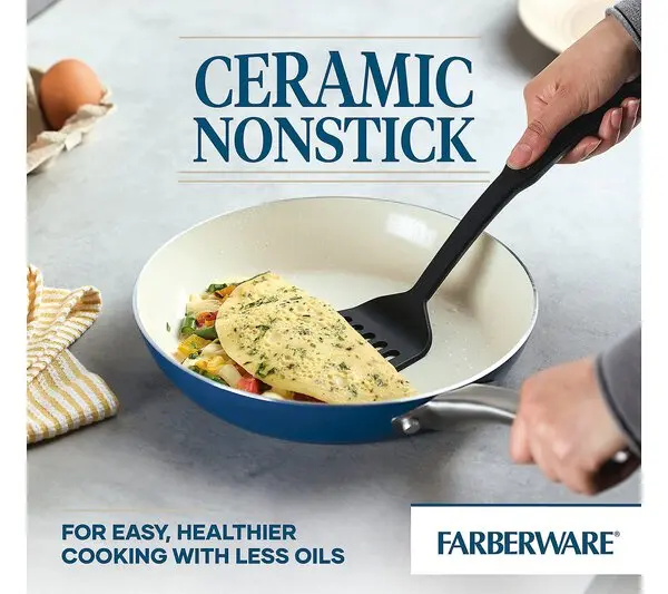 FARBERWARE Vibrance Ceramic Nonstick 10' Frying Pan