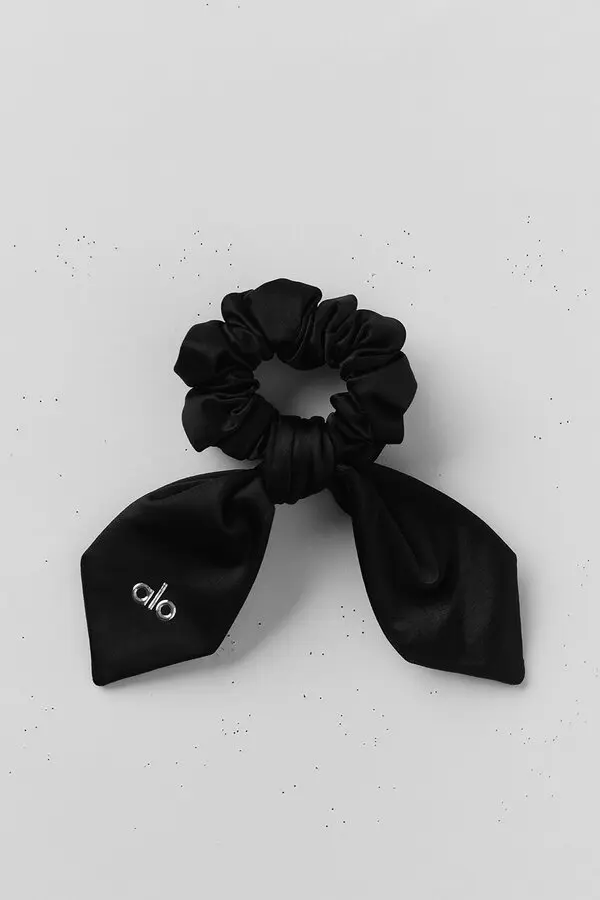 Alo Yoga Airlift Rhythm Scrunchie - Black