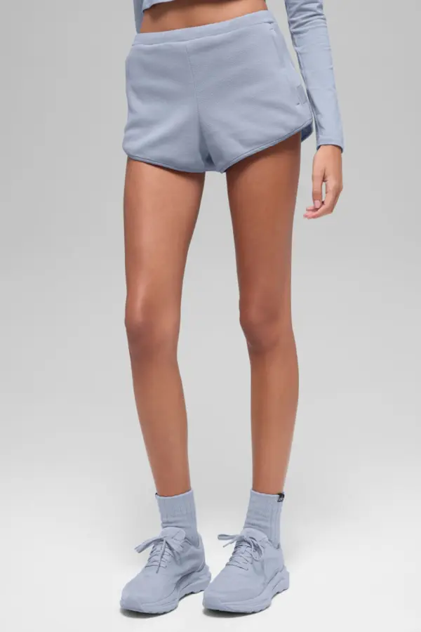 Alo Yoga Polar Fleece Retreat Short - Winter Frost