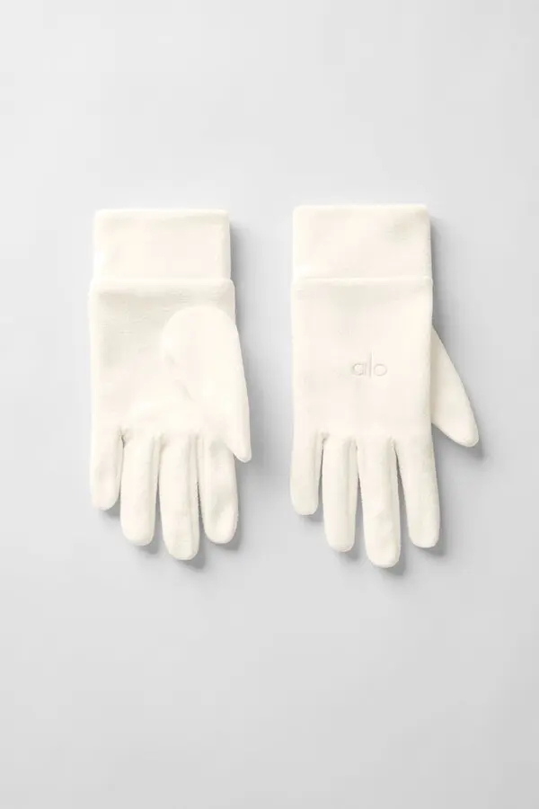 Alo Yoga Performance Fleece Glove - Ivory/ivory
