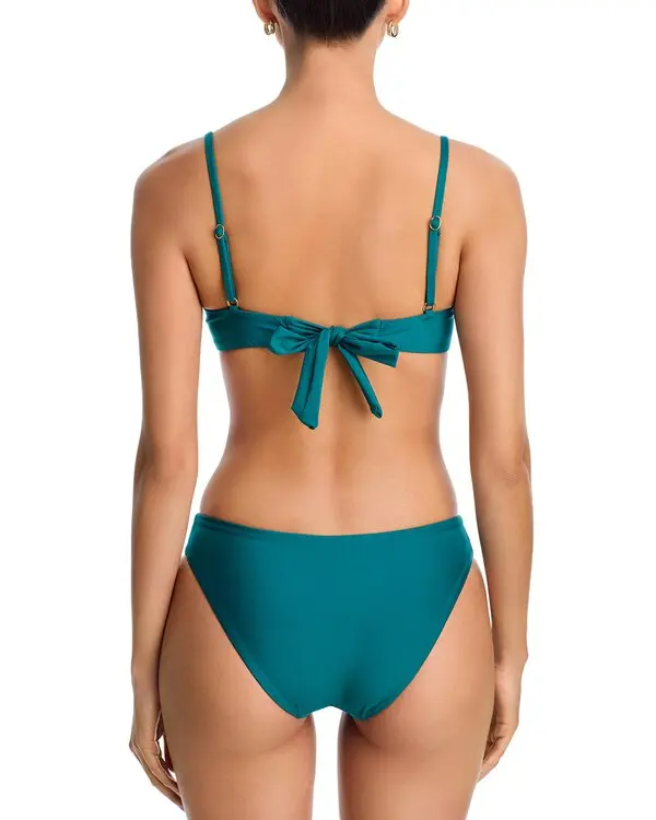 Aqua Low Rise Hipster Bikini Bottom