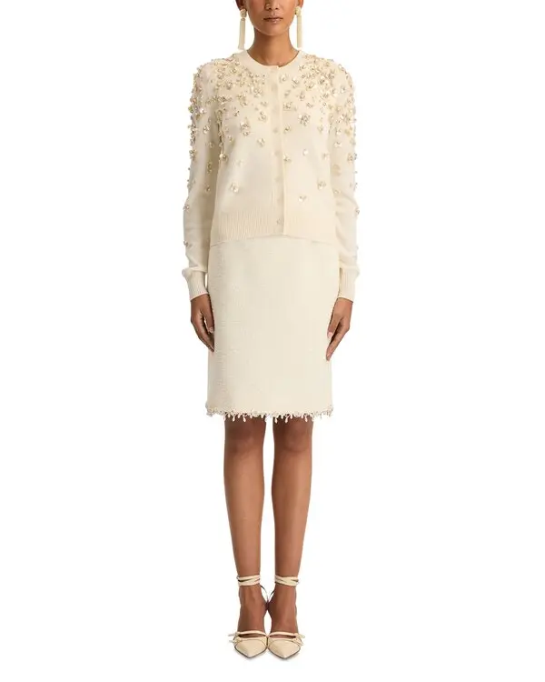 ivory and black dress Ivory and Black Puff Sleeve Dress