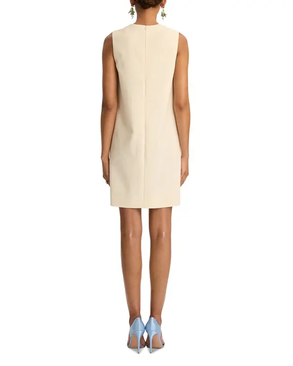 Oscar De La Renta Sleeveless Floral Mini Dress